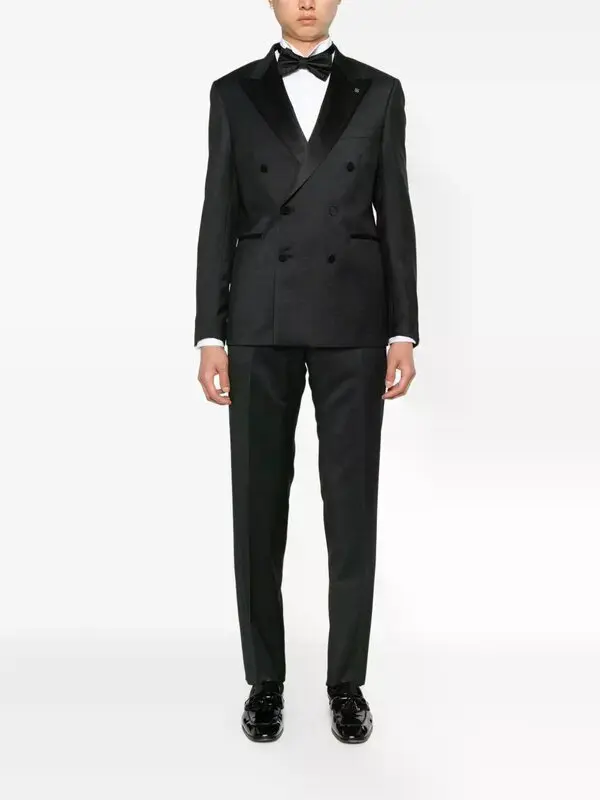 Tagliatore Double-breasted Suit - Black