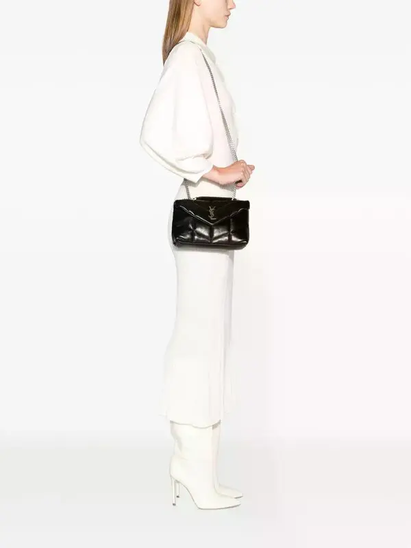 Saint Laurent Quilted Leather Shoulder Bag