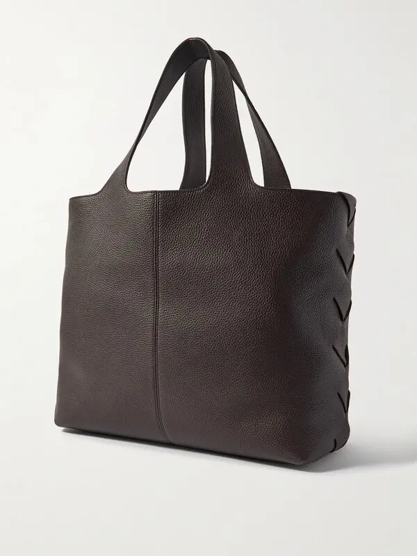 Bottega Veneta Large Intrecciato-detailed Full-grain Leather Tote Bag - Brown