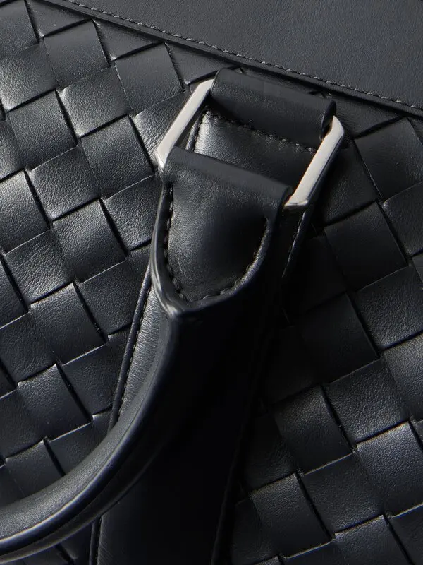 Bottega Veneta Intrecciato Leather Weekend Bag