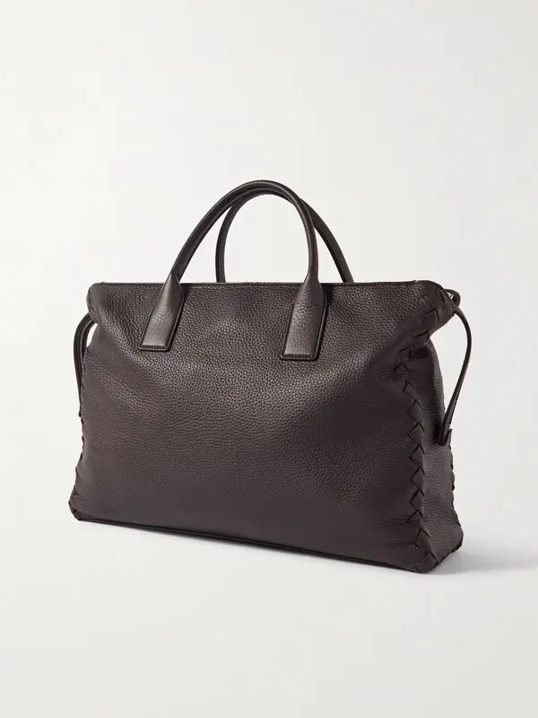 Bottega Veneta Medium Intrecciato Full-grain Leather Messenger Bag