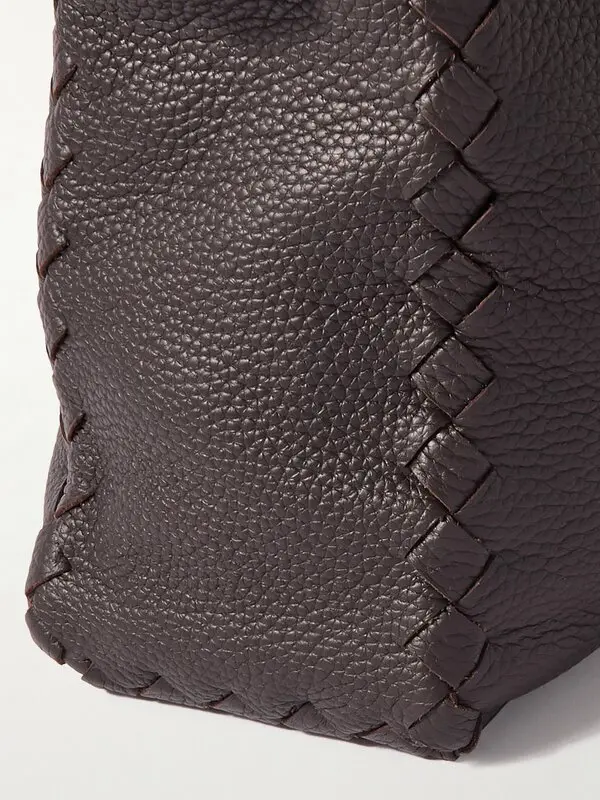 Bottega Veneta Medium Intrecciato Full-grain Leather Messenger Bag