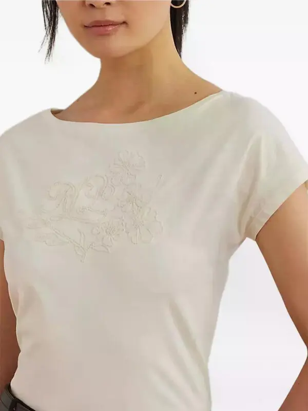 Ralph Lauren Embroidered Cotton T-shirt