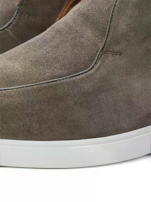 POCHE PARIS Suede Loafers - Brown