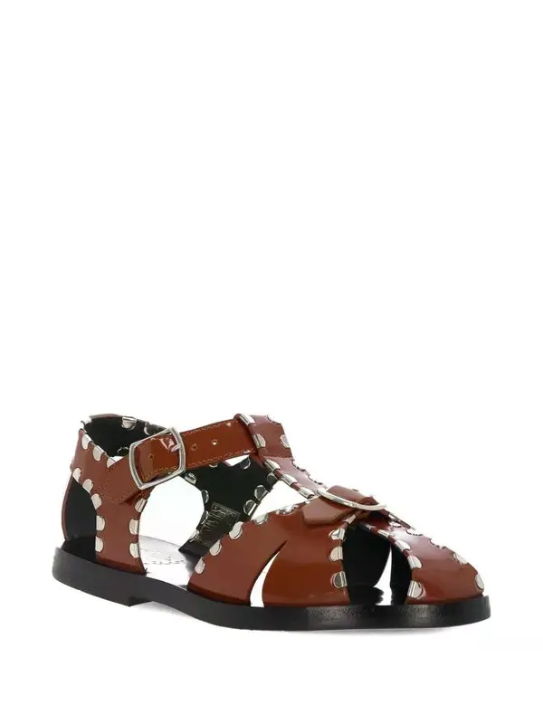 Bally Salis Caged Sandals - Brown