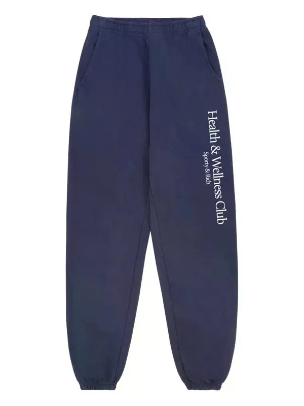 Sporty & Rich H&w Crest Track Pants - Blue