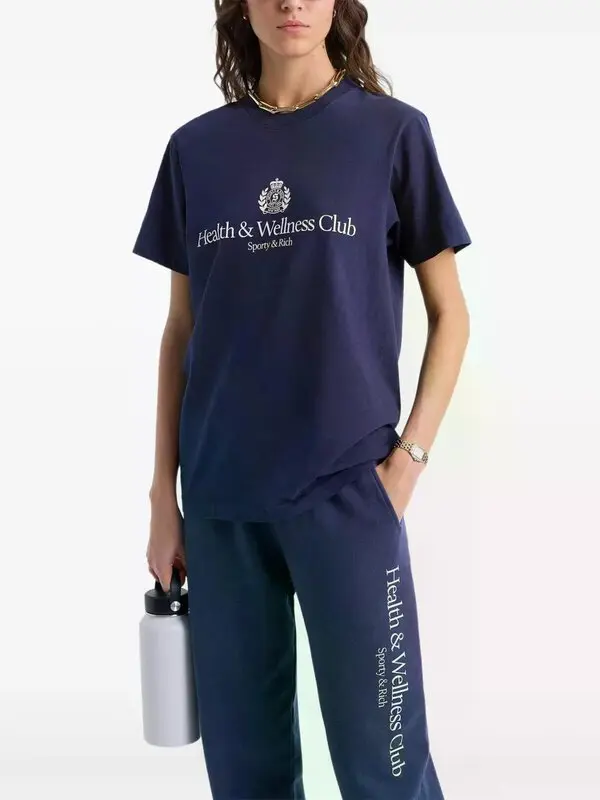 Sporty & Rich H&w Crest Track Pants - Blue