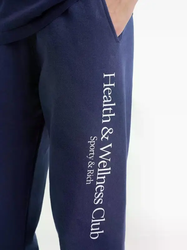 Sporty & Rich H&w Crest Track Pants - Blue