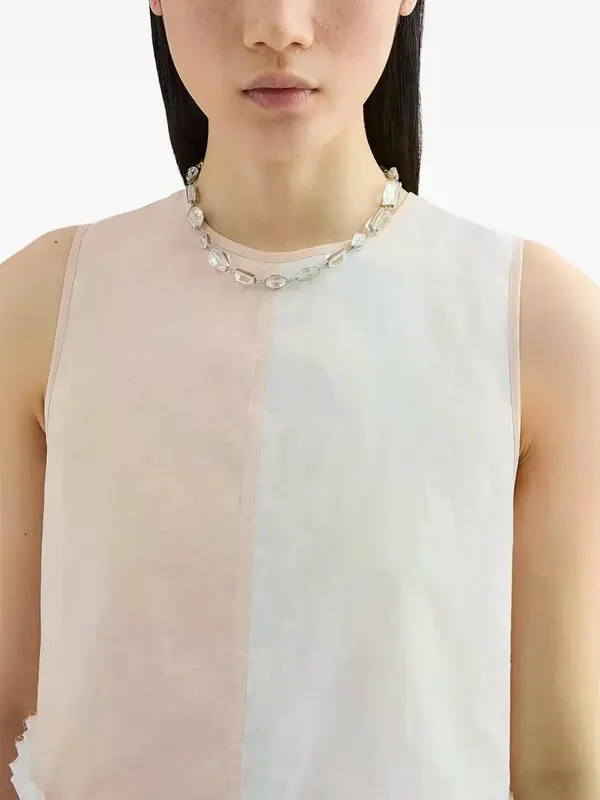 JIL SANDER Stone-embellished Chain Necklace