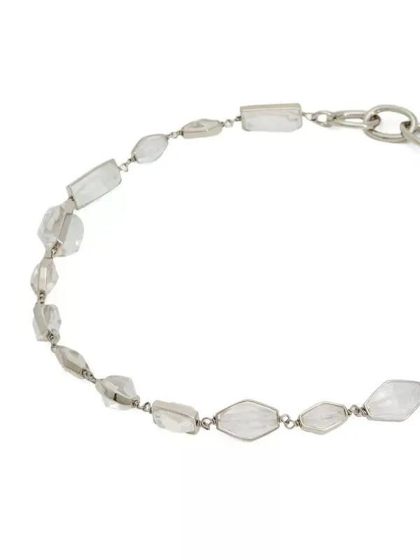 JIL SANDER Stone-embellished Chain Necklace