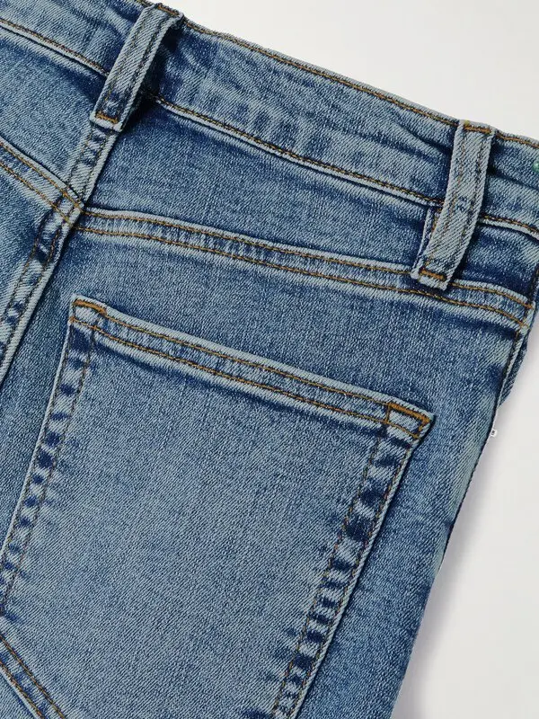 FRAME Le Sleek High-rise Straight-leg Jeans - Blue