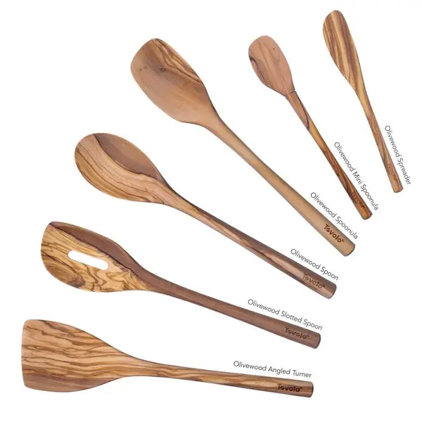 TOVOLO 6 Piece Olivewood Utensil Set