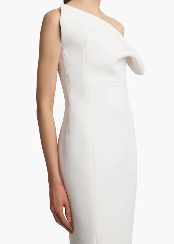 Khaite Cato Dress - Chalk