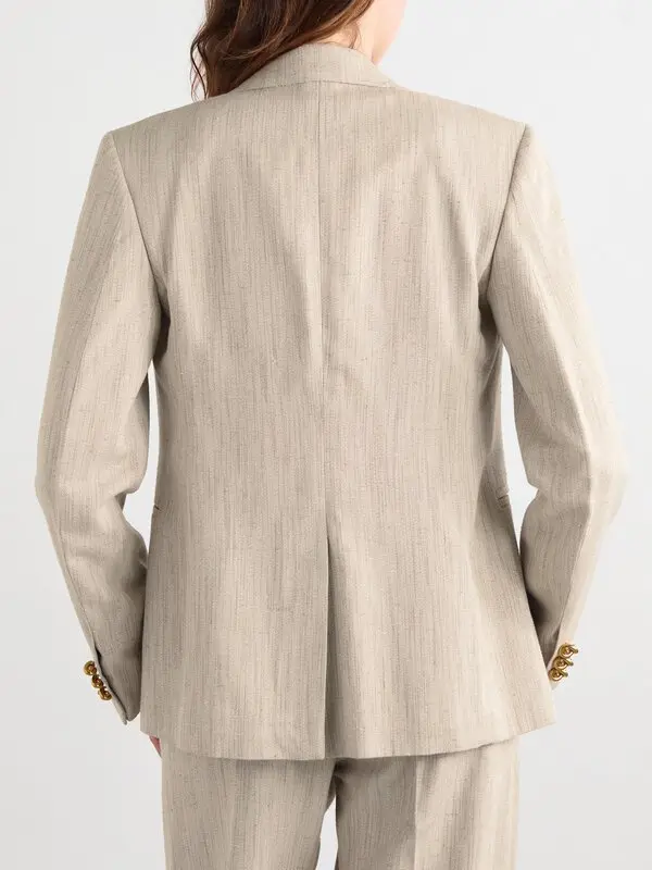 Bottega Veneta Embellished Canvas Jacket