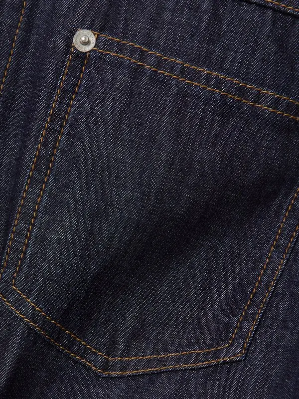 Bottega Veneta Intrecciato Suede-trimmed Denim Jacket