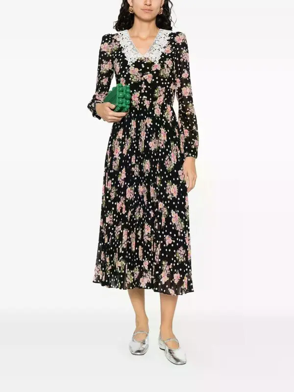 NISSA Printed Midi Dress