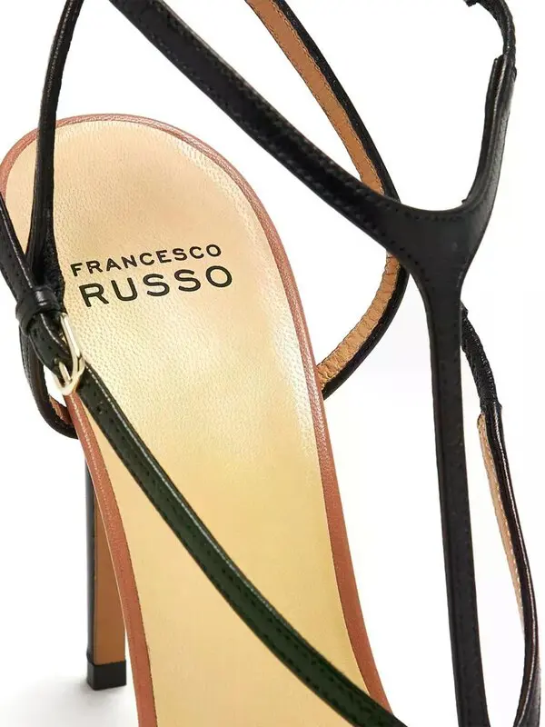 FRANCESCO RUSSO 105mm Strappy High-heeled Sandals