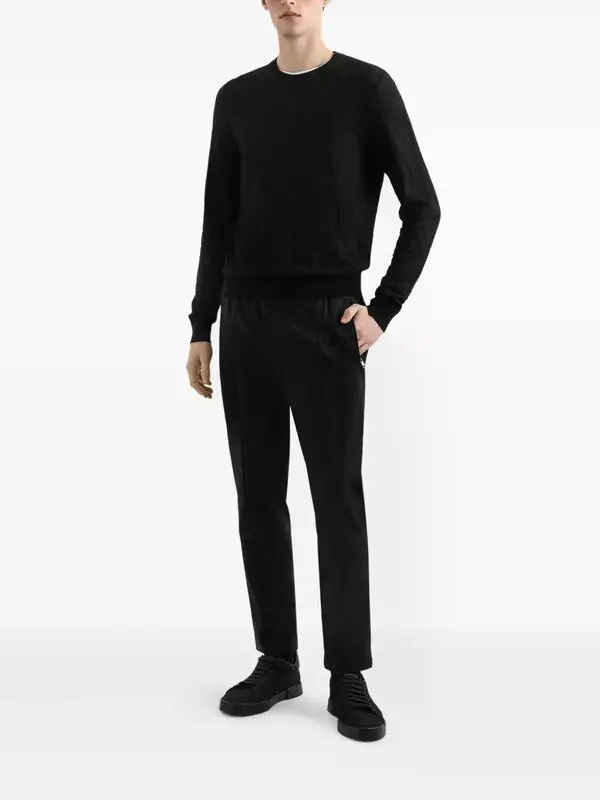 Dolce & Gabbana Silk Jumper - Black