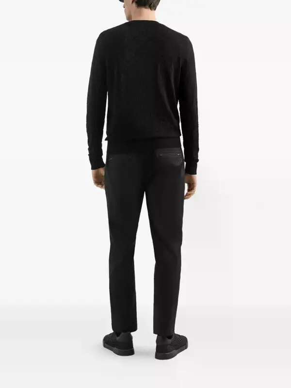 Dolce & Gabbana Silk Jumper - Black
