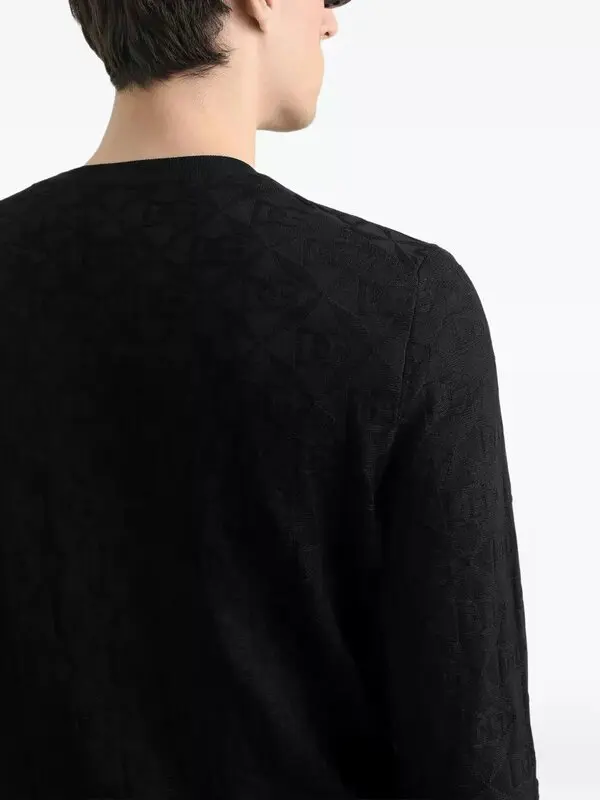 Dolce & Gabbana Silk Jumper - Black