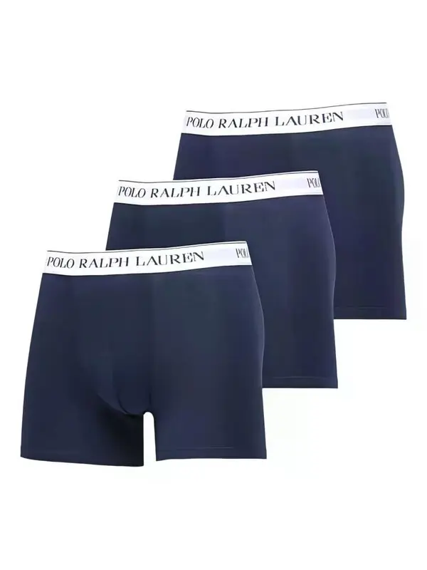 Polo Ralph Lauren Logo-waistband Boxers - Blue