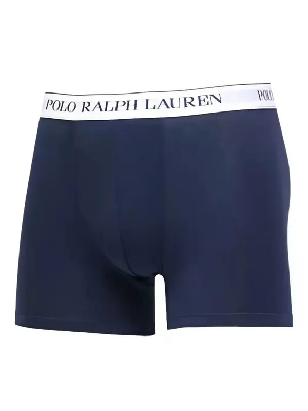 Polo Ralph Lauren Logo-waistband Boxers - Blue