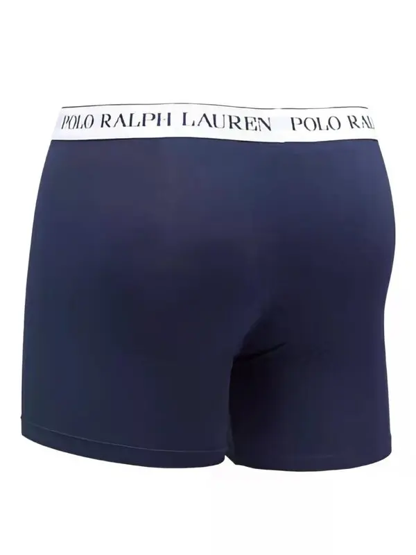 Polo Ralph Lauren Logo-waistband Boxers - Blue