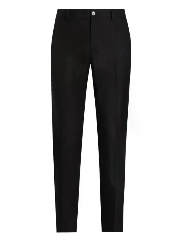 Dolce & Gabbana Linen Trousers - Black