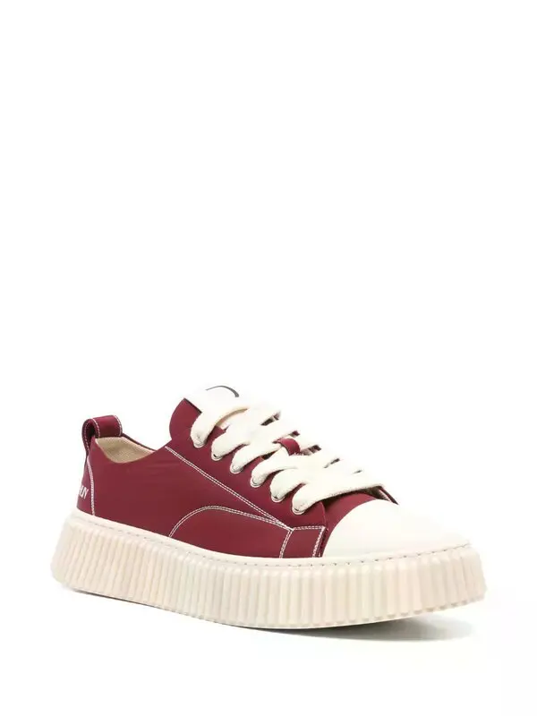 RHUN Treble Ridge-sole Sneakers - Red