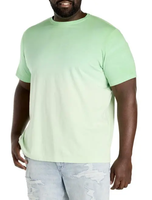 HARBOR BAY BY DXL Big & Tall Moisture-wicking T-shirt - Green Multi