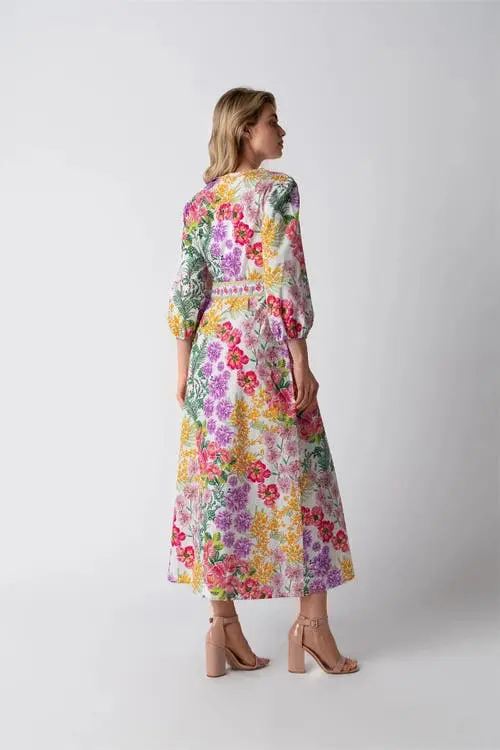 RAISHMA Michelle Print Midi Dress