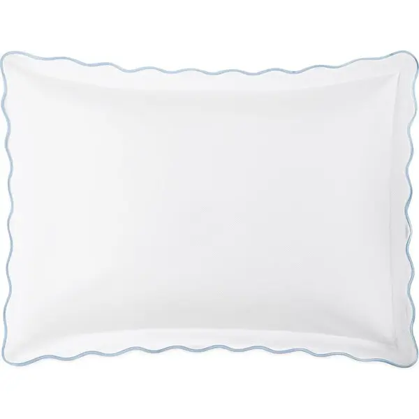 MATOUK Camilla Piqué Sham - Light Blue