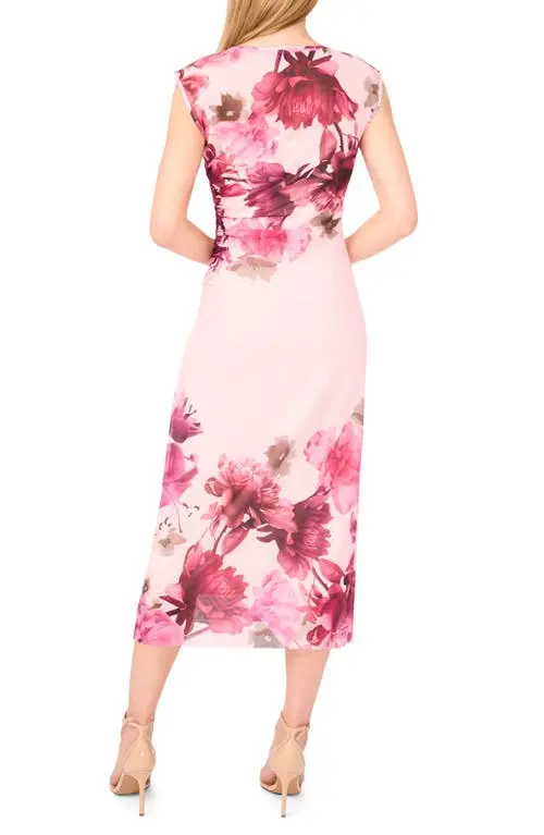 Ted Baker London Floral Mesh Sheath Dress