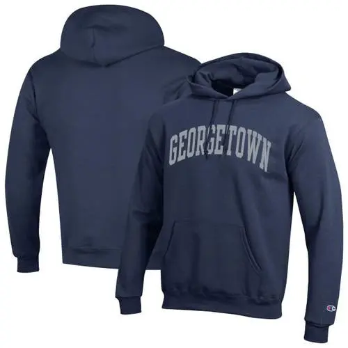 Champion Georgetown Hoyas Basic Arch Fleece Pullover Hoodie