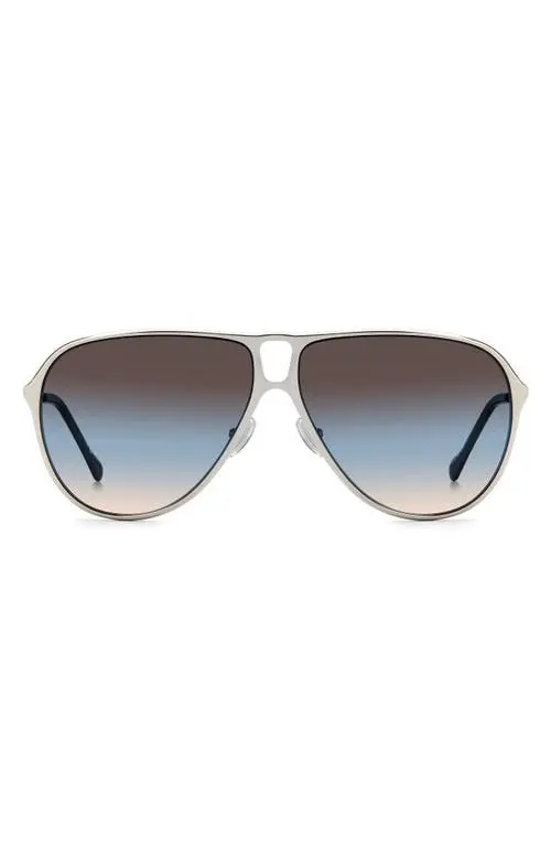 Isabel Marant 60mm Gradient Pilot Sunglasses - Palladium