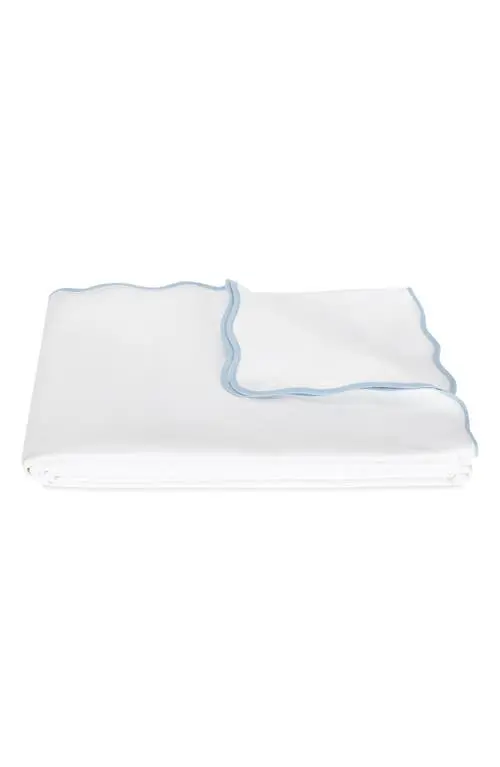 MATOUK Camilla Piqué Coverlet - Light Blue