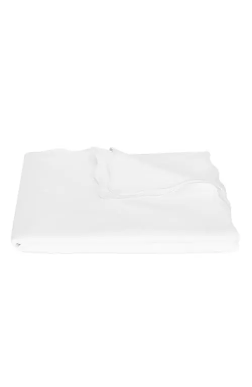 MATOUK Camilla Piqué Coverlet - White