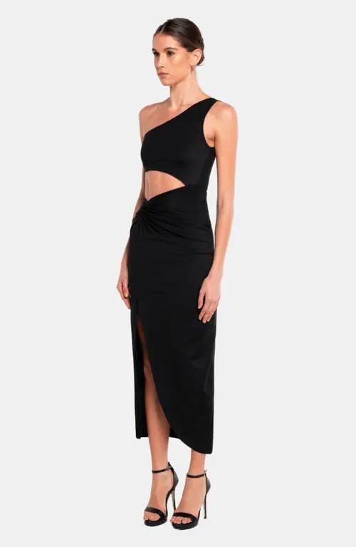 OW Isabella One-shoulder Cutout Midi Dress