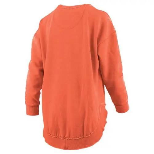 PRESSBOX Florida Gators Melange Poncho Fleece Pullover Sweatshirt - Orange