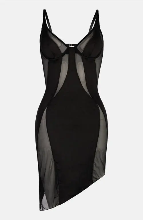 OW Swirl Mini Dress