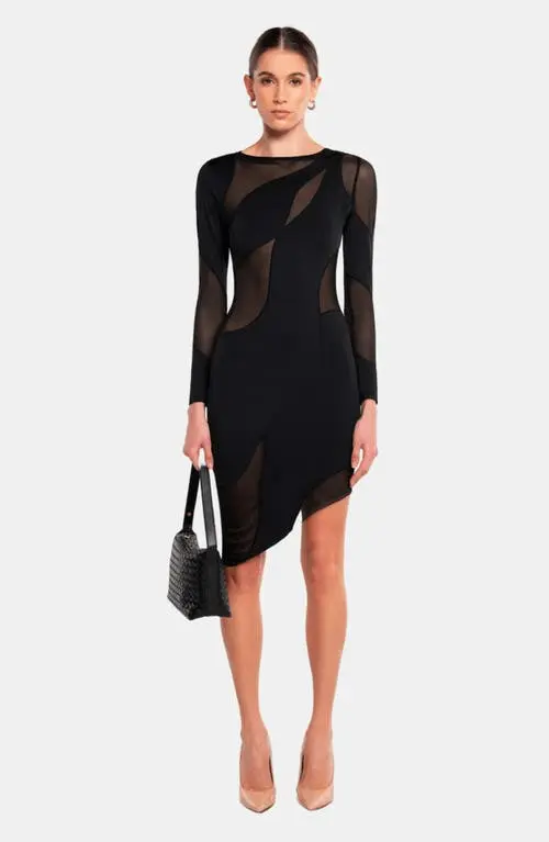 OW Spiral Long Sleeve Dress