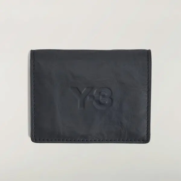 Adidas Y-3 Crinkle Leather Wallet