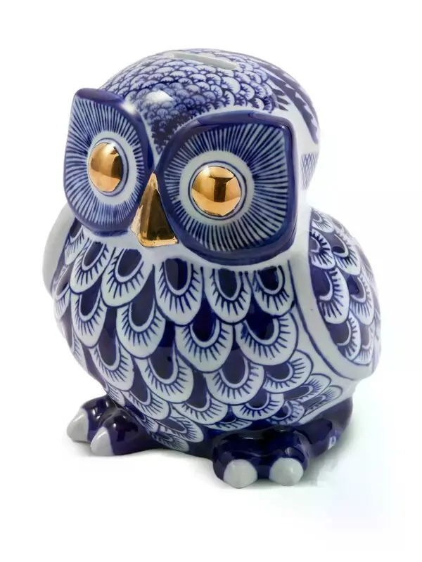 POLSPOTTEN Owl Ceramic Money Box