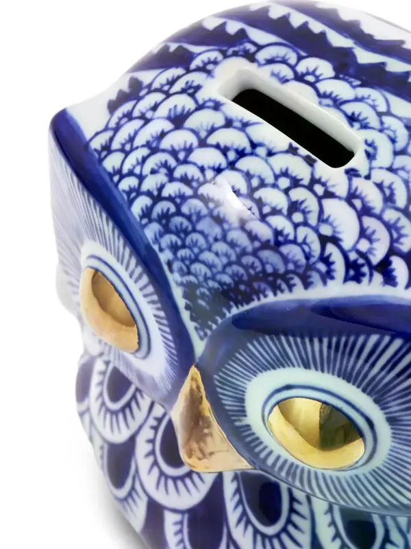 POLSPOTTEN Owl Ceramic Money Box