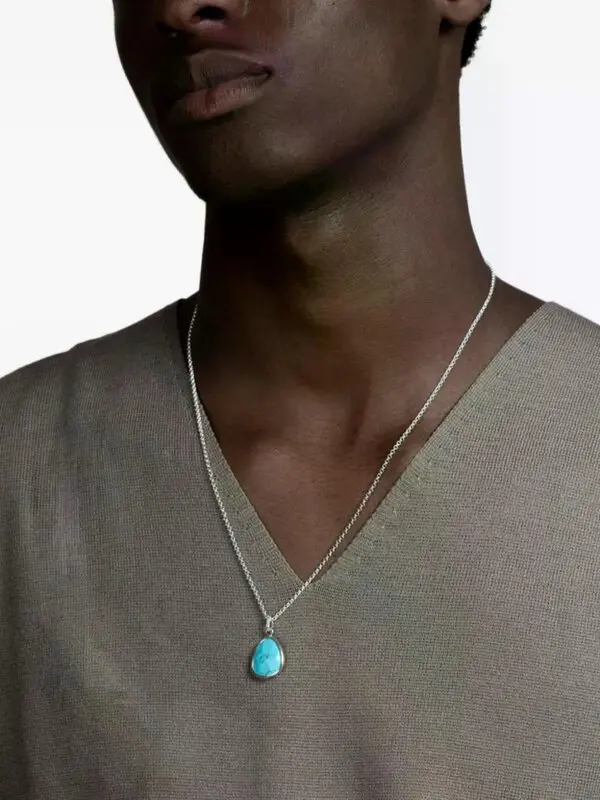 DOWER & HALL Pebble Pendant Necklace