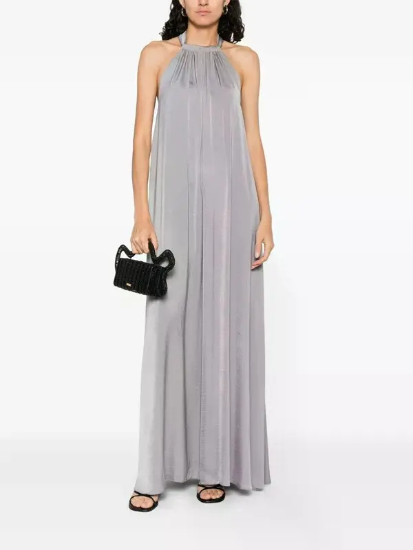 MOUTAKI Satin Maxi Dress