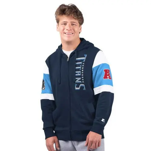 STARTER Tennessee Titans Extreme Full-zip Hoodie