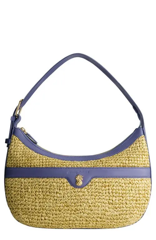 Tommy Bahama Soft Straw Zip-top Hobo