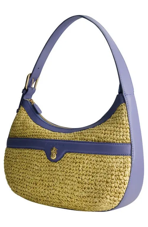 Tommy Bahama Soft Straw Zip-top Hobo