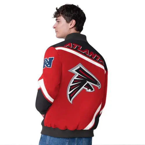 G-III EXTREME Atlanta Falcons Maximum Racing Full-snap Jacket